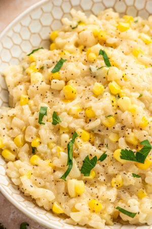 Sweet Corn Risotto Recipe | The Novice Chef