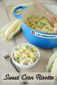 Sweet Corn Risotto Recipe | Easy Vegetarian Risotto Recipe
