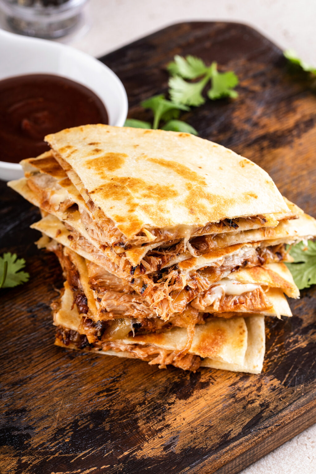 Pulled Pork Quesadillas | The Novice Chef