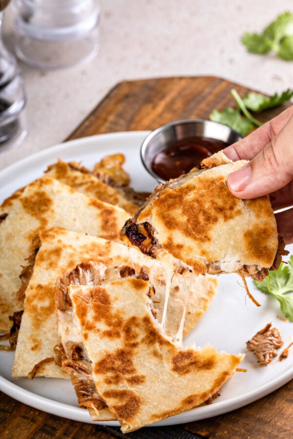 Pulled Pork Quesadillas | The Novice Chef