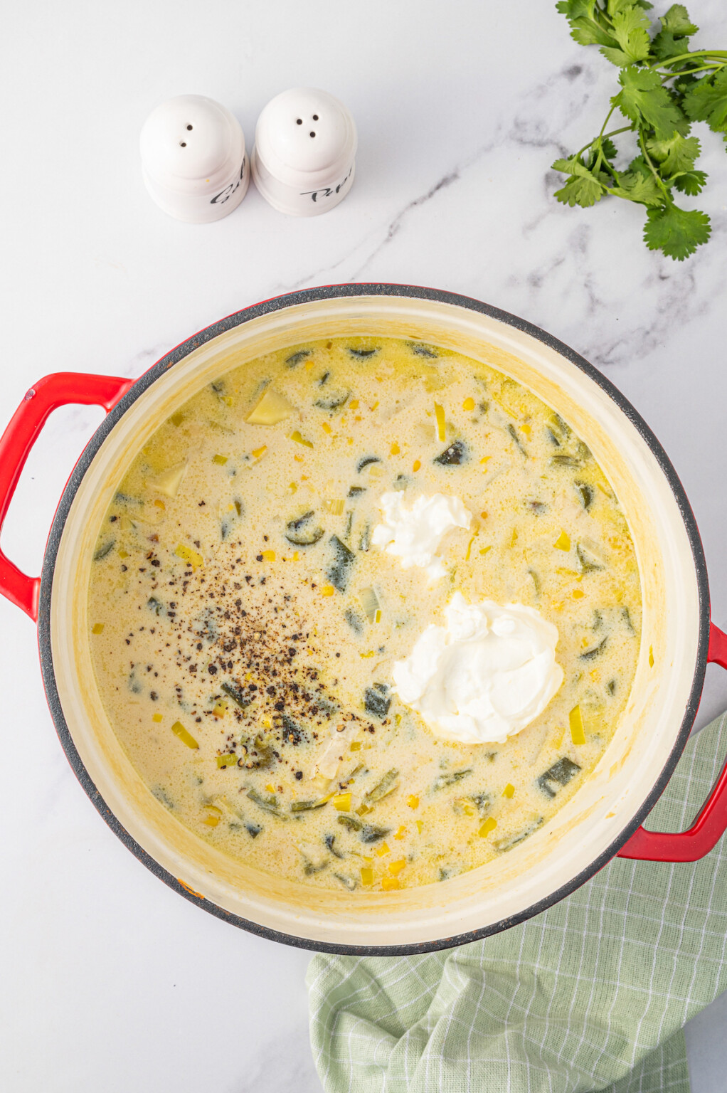 Poblano Corn Soup Recipe | The Novice Chef