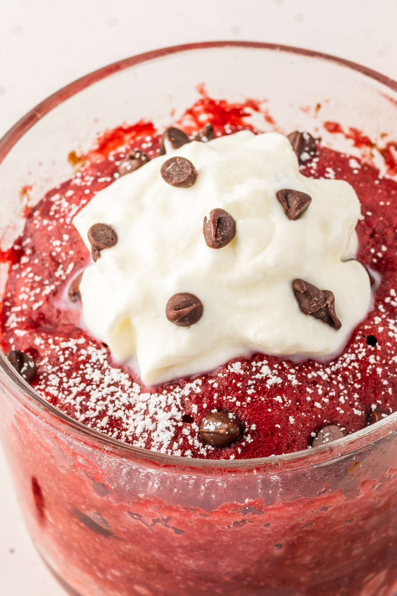 Red Velvet Mug Cake | The Novice Chef