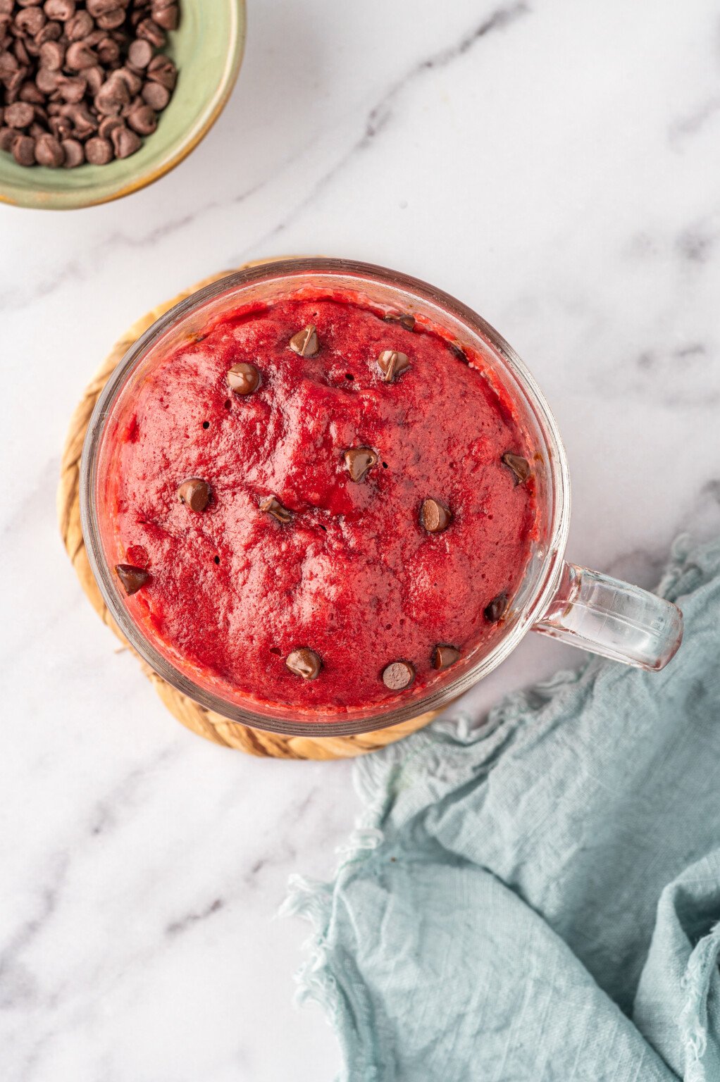 Red Velvet Mug Cake | The Novice Chef