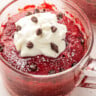 Red Velvet Mug Cake | The Novice Chef