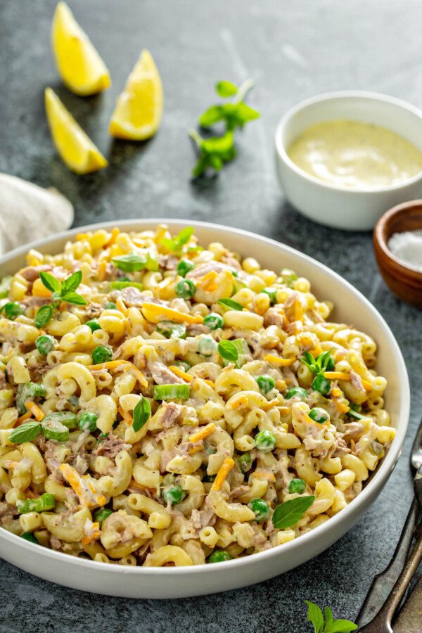 Creamy Tuna Macaroni Salad Recipe | The Novice Chef