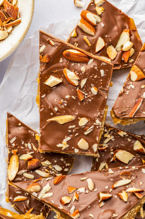 Homemade Almond Roca Recipe | The Novice Chef