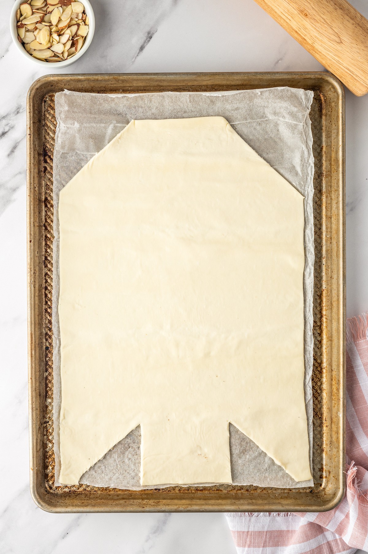 Sweet Almond Pastry | The Novice Chef