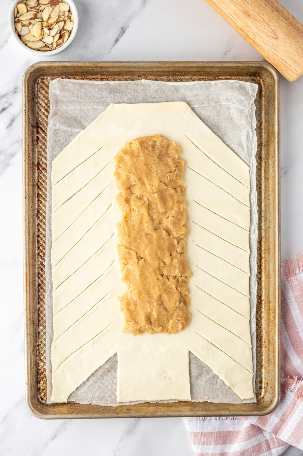 Sweet Almond Pastry | The Novice Chef
