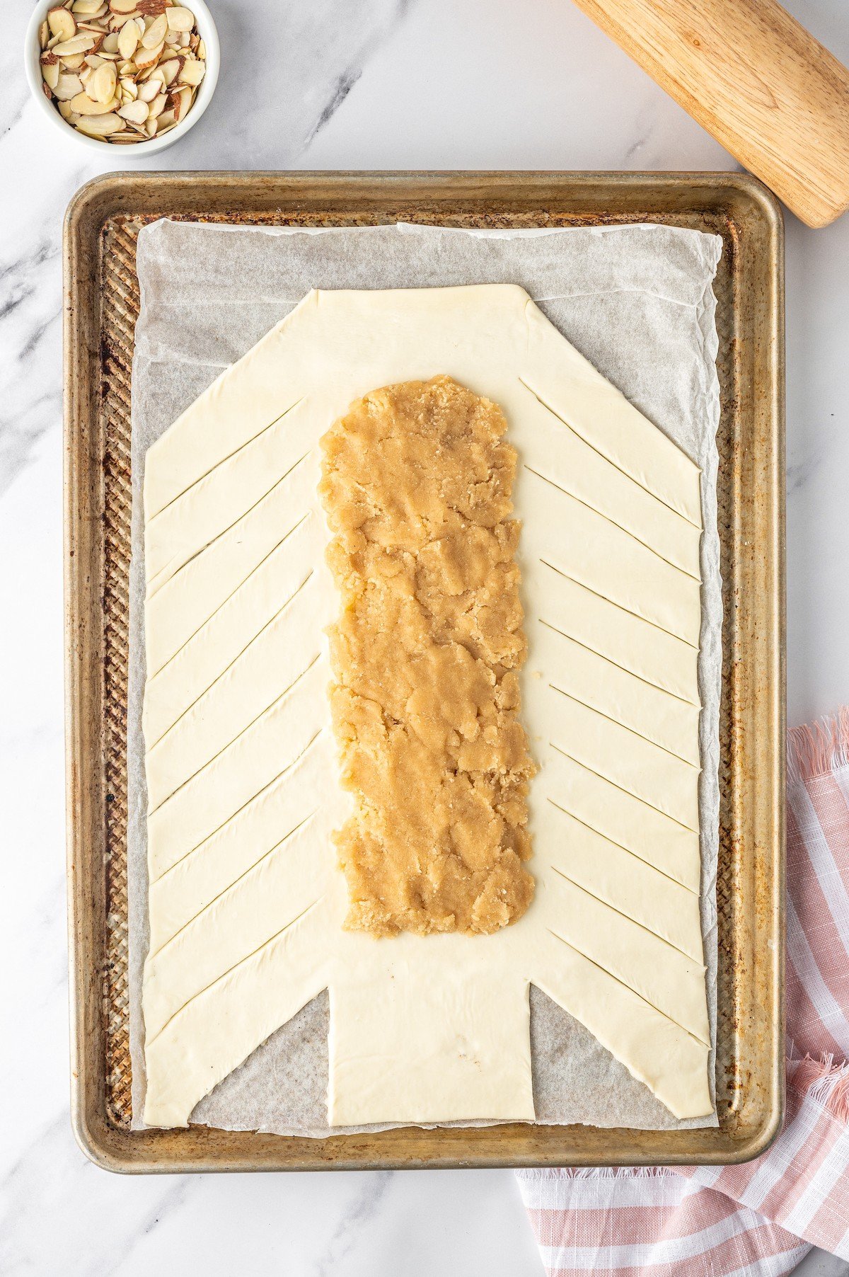 Sweet Almond Pastry | The Novice Chef