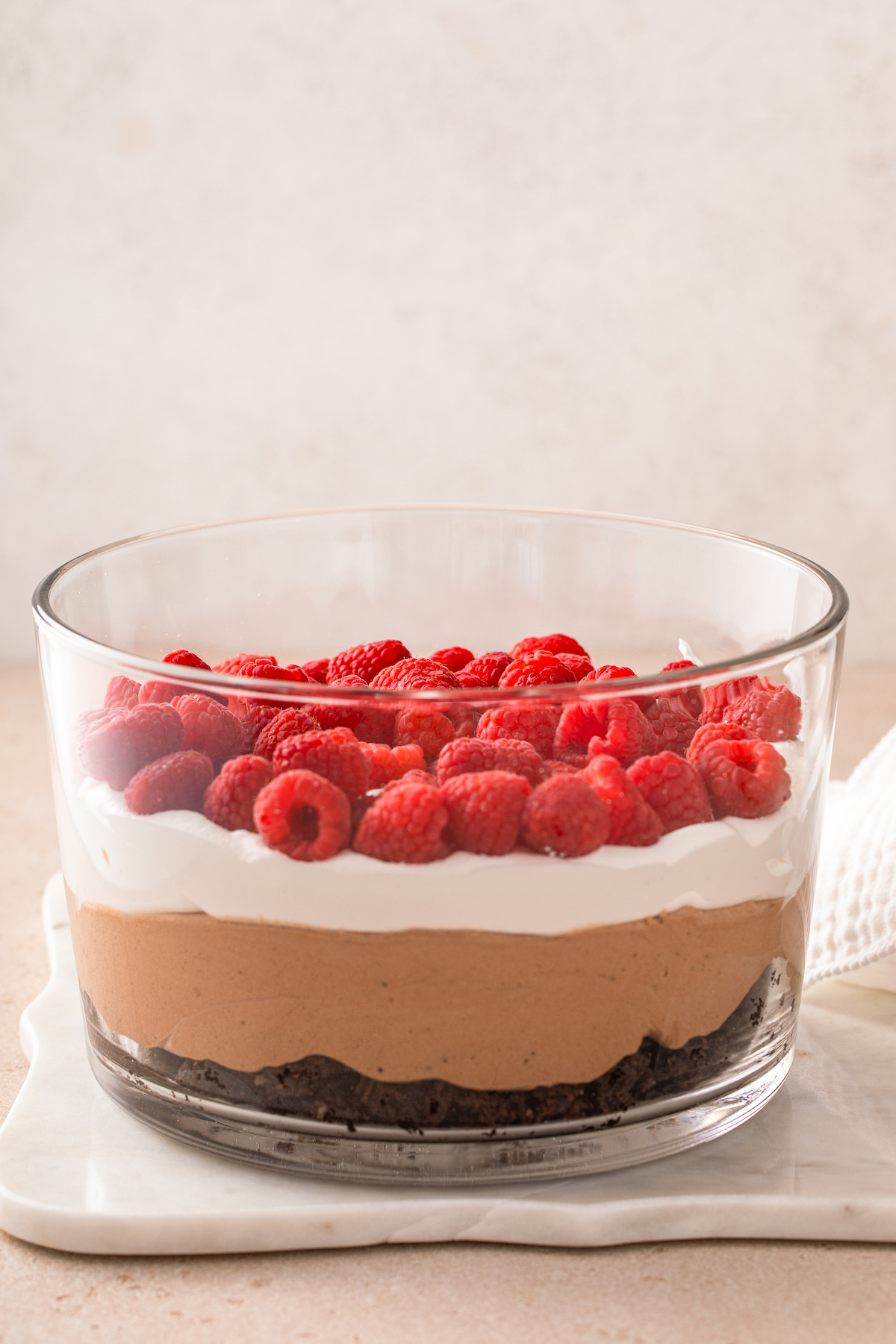 Raspberry Brownie Trifle Recipe | The Novice Chef