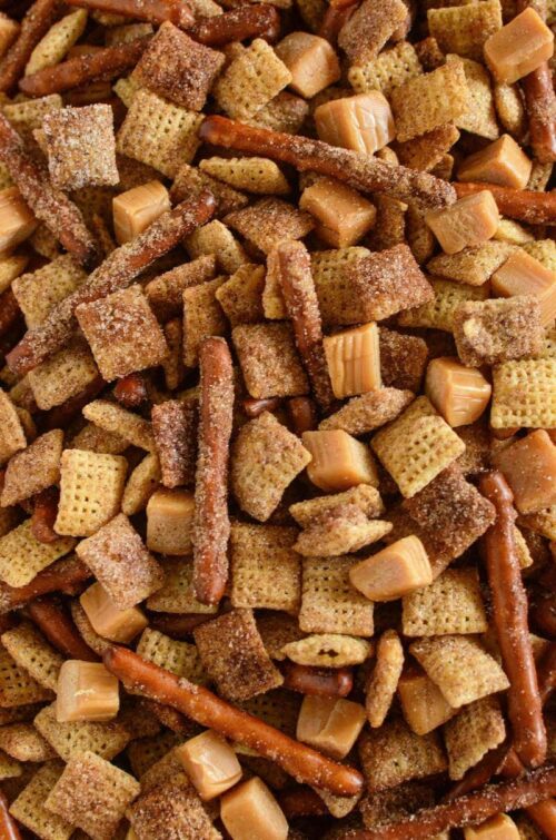 Crunchy Churro Chex Mix Recipe | Snack Recipes