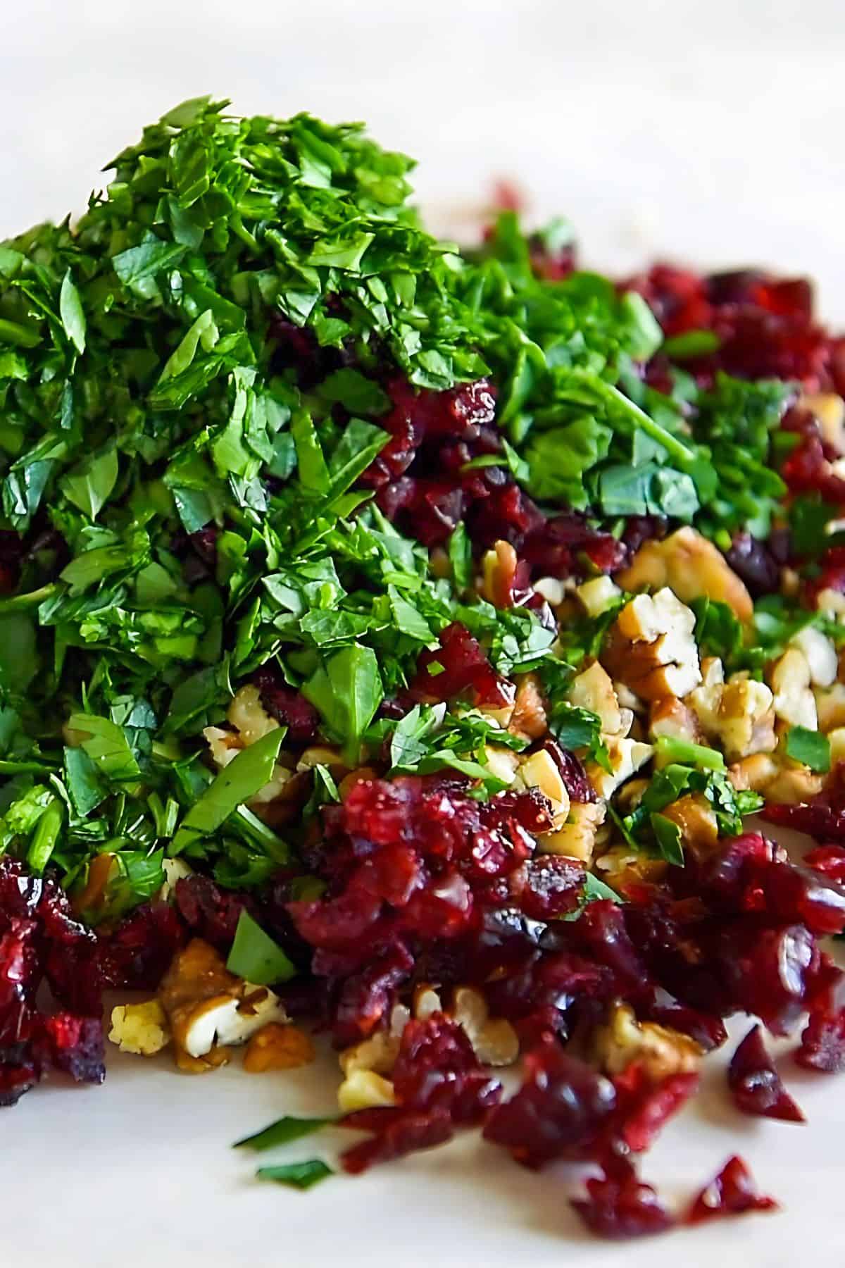 Mini Cranberry Pecan Goat Cheese Balls Recipe | The Novice Chef