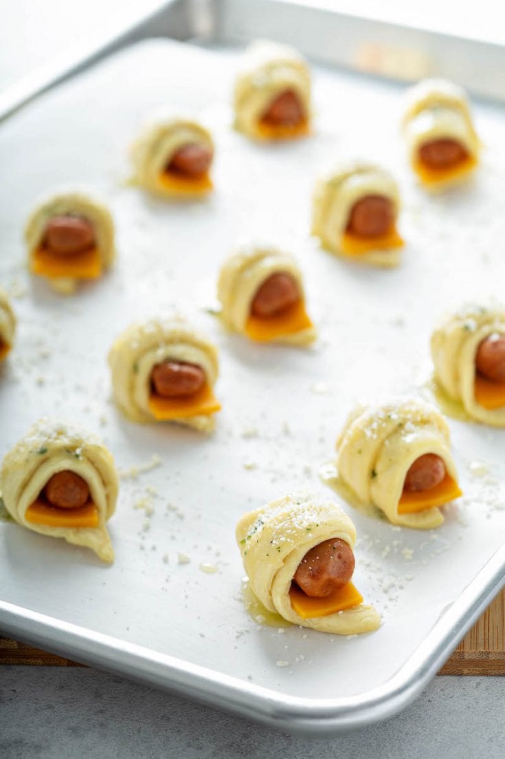 Fast & Easy Cheesy Ranch Pigs in a Blanket | The Novice Chef