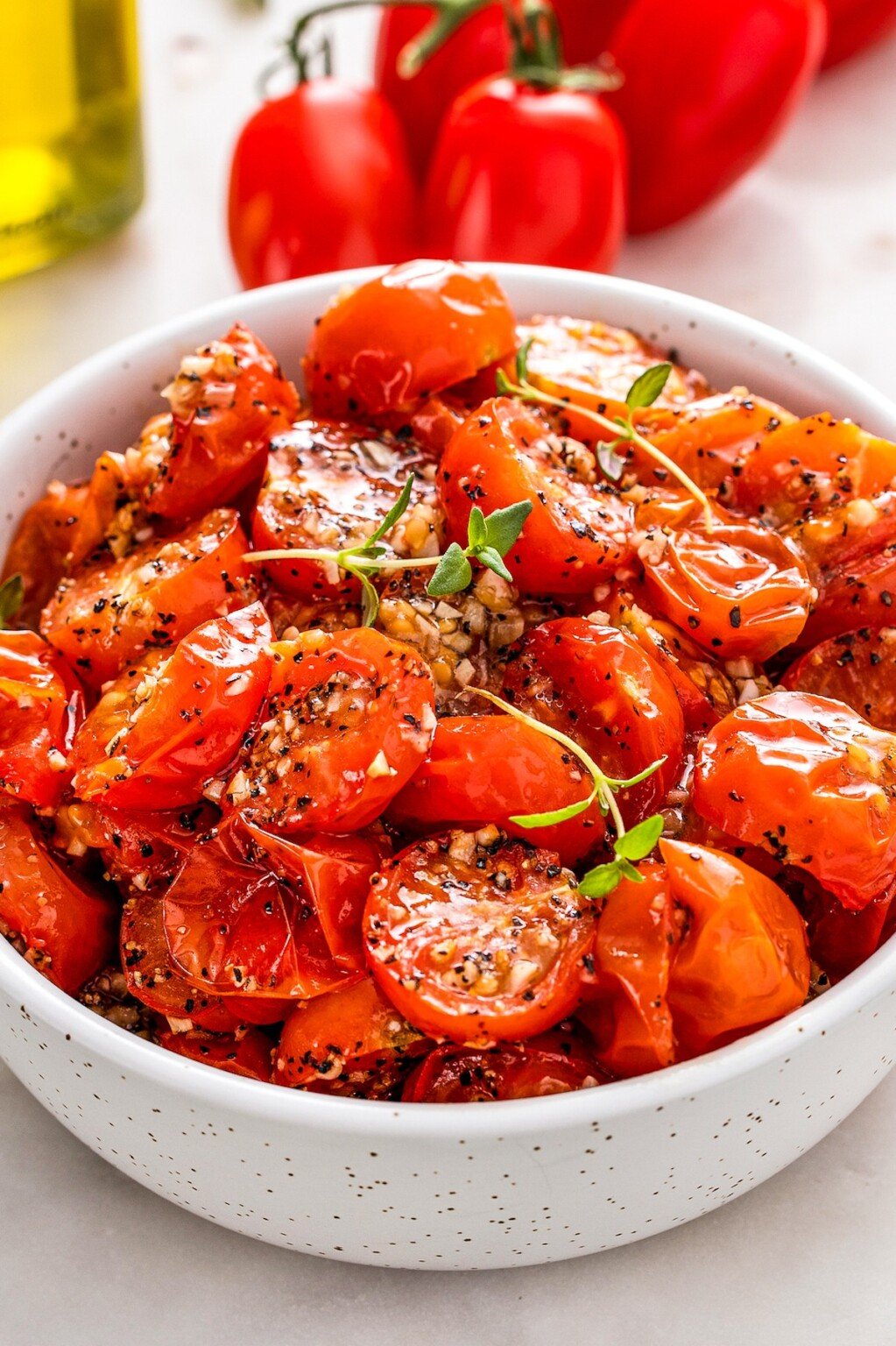 Roasted Cherry Tomatoes Recipe | The Novice Chef