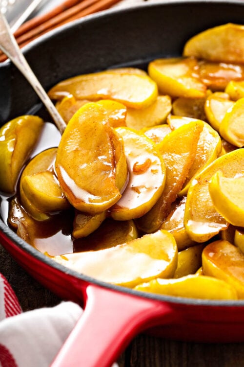 Southern Fried Apples | The Novice Chef