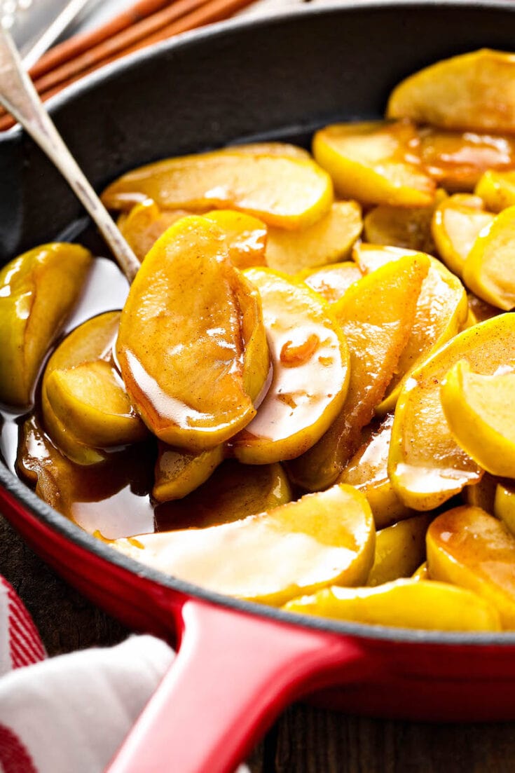 Southern Fried Apples | The Novice Chef
