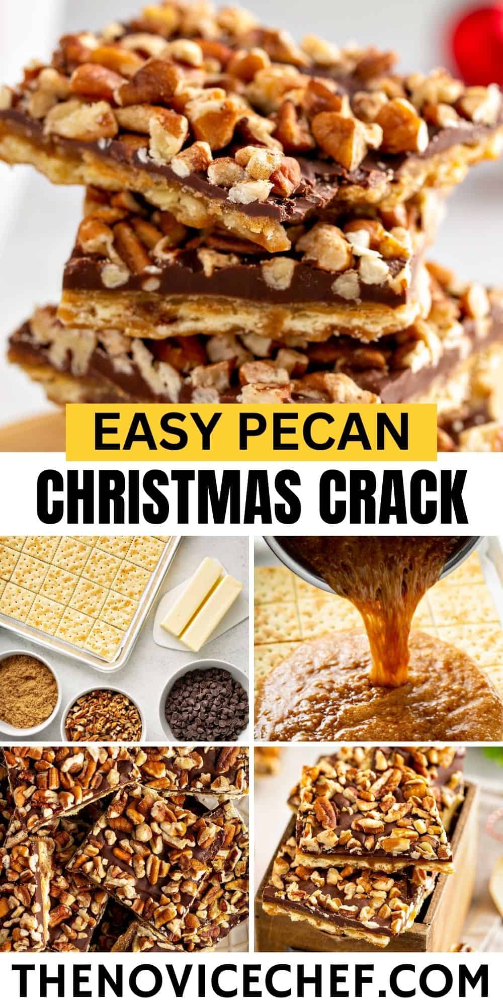 Best Pecan Christmas Crack Recipe | Easy Saltine Cracker Toffee!