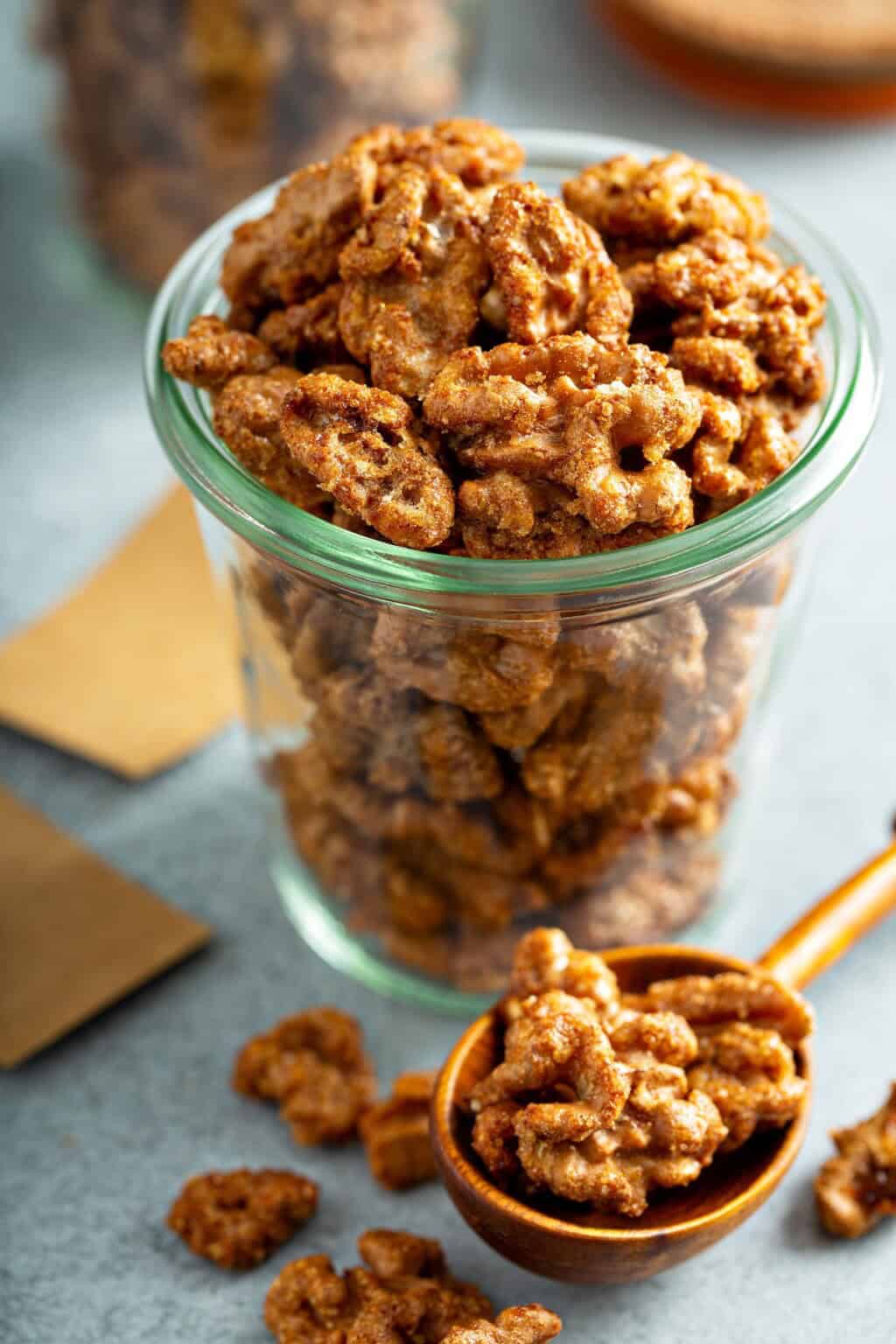 Easy Toffee Candied Walnuts Recipe | The Novice Chef