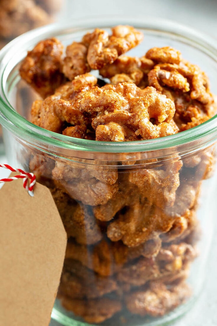 Toffee Walnuts Easy Candied Nuts Recipe