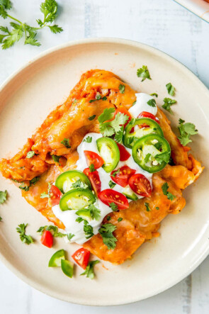 Super Easy Cheese Enchiladas Recipe - Only 3 Ingredients!