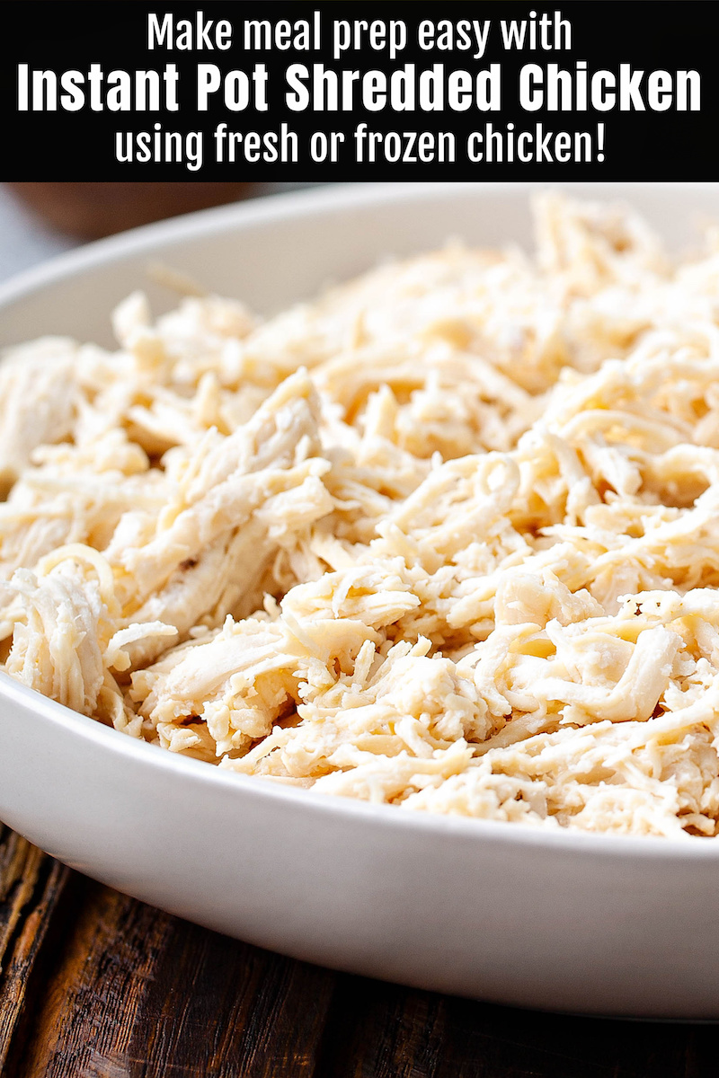 Easy Instant Pot Shredded Chicken Breasts | The Novice Chef