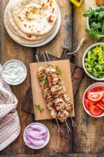 Chicken Gyro Recipe with Tzatziki Sauce | The Novice Chef