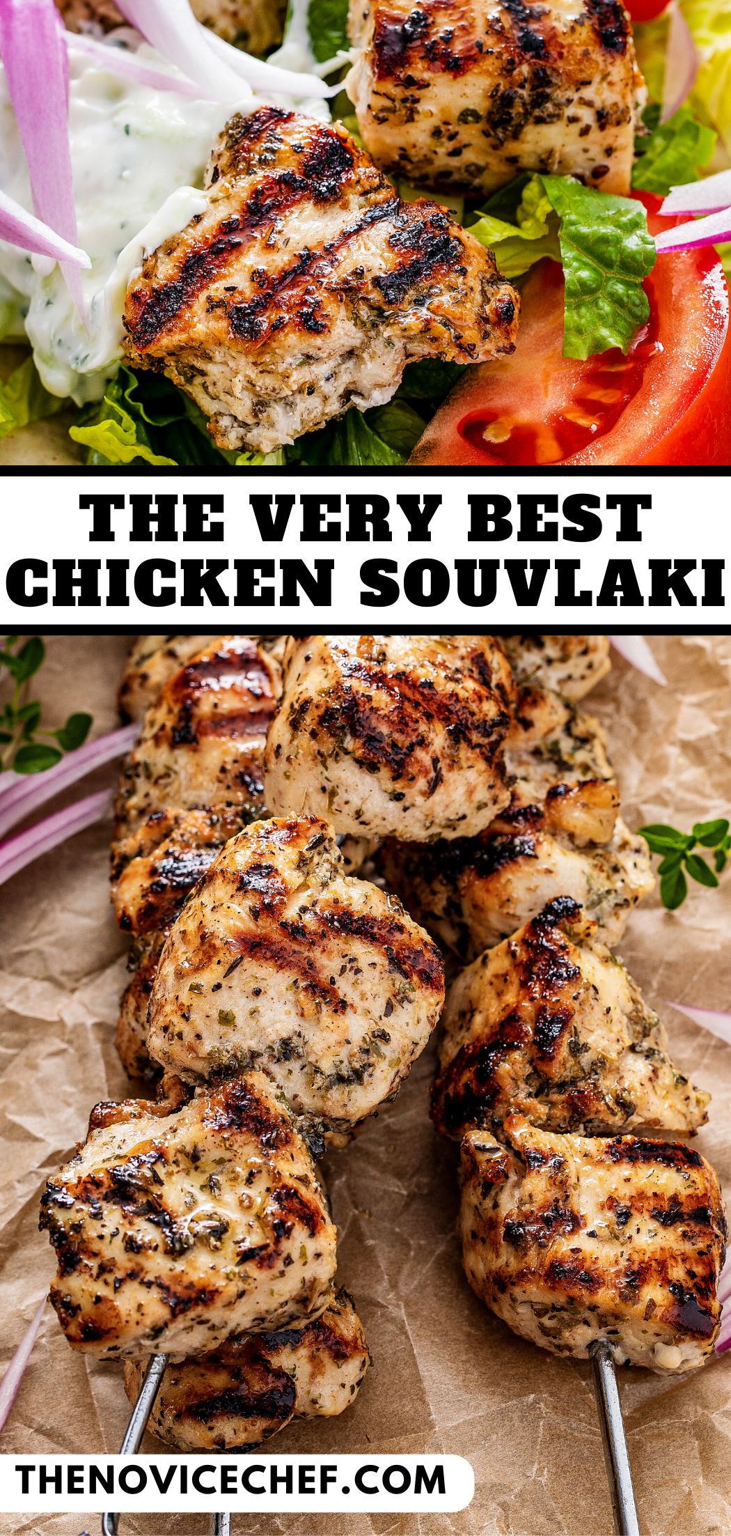 Best Greek Chicken Souvlaki Recipe | The Novice Chef