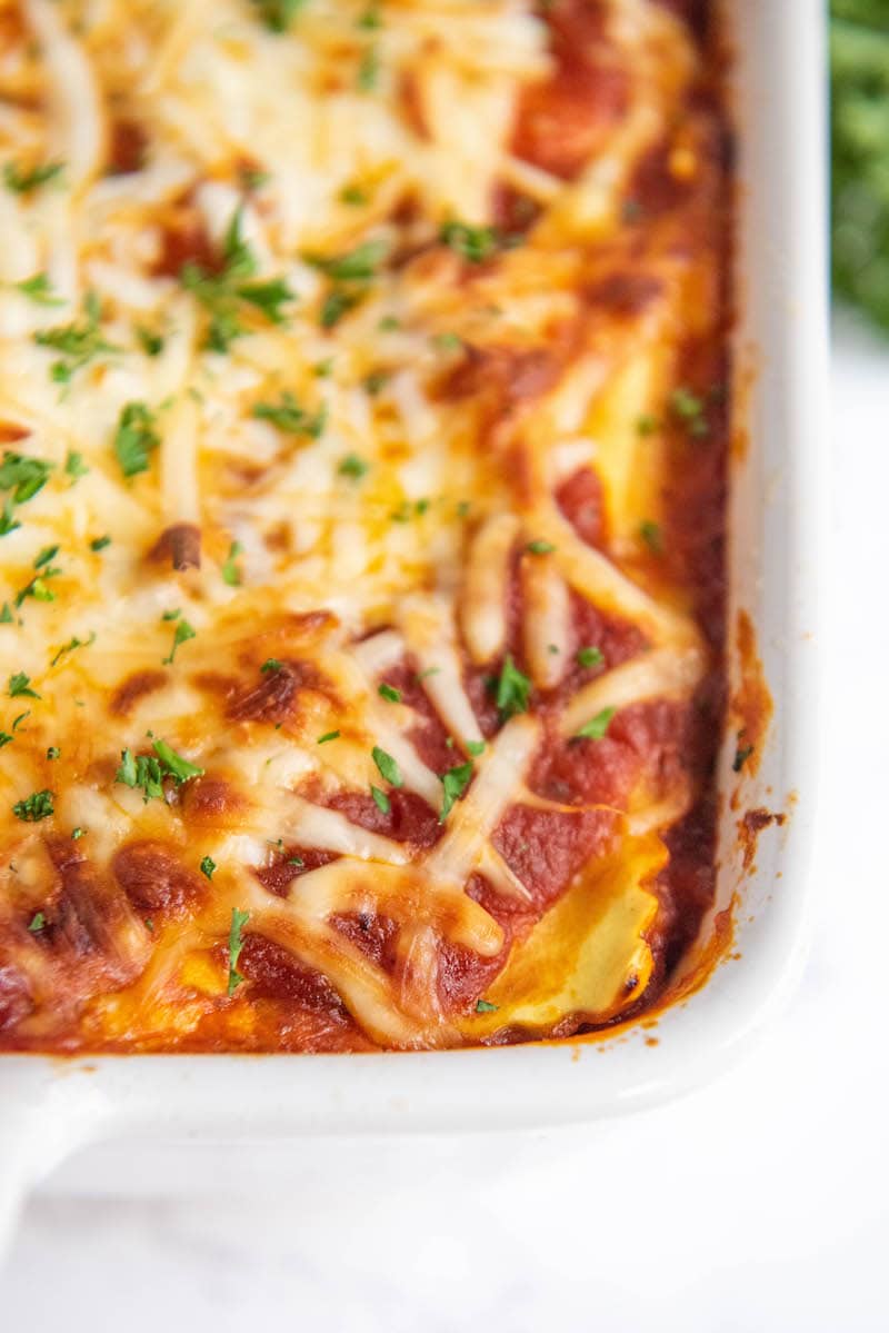 Easy Vegetable Ravioli Lasagna Recipe | The Novice Chef