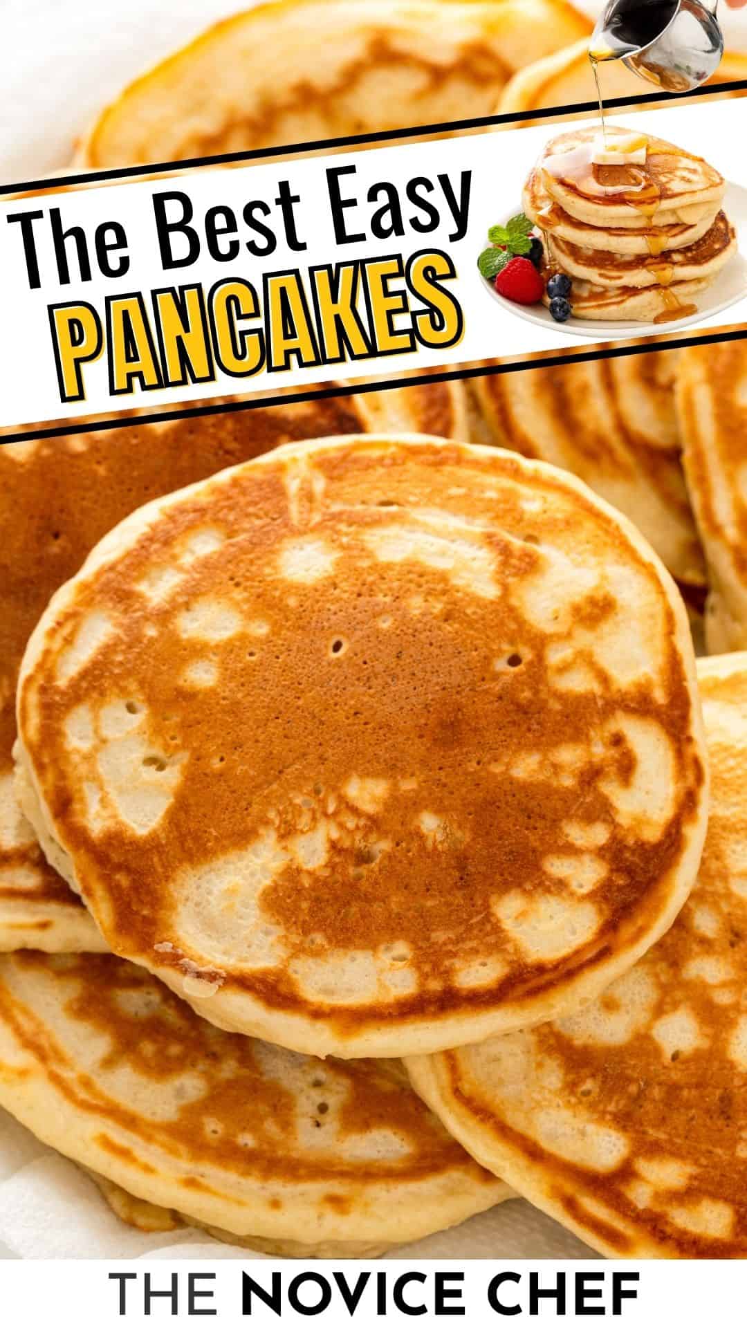 Best Fluffy Pancake Recipe in 20 Minutes! | The Novice Chef