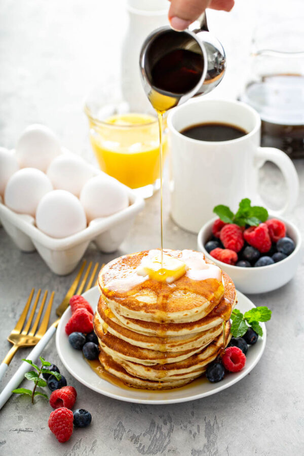 Fluffy Homemade Pancakes Recipe | The Novice Chef