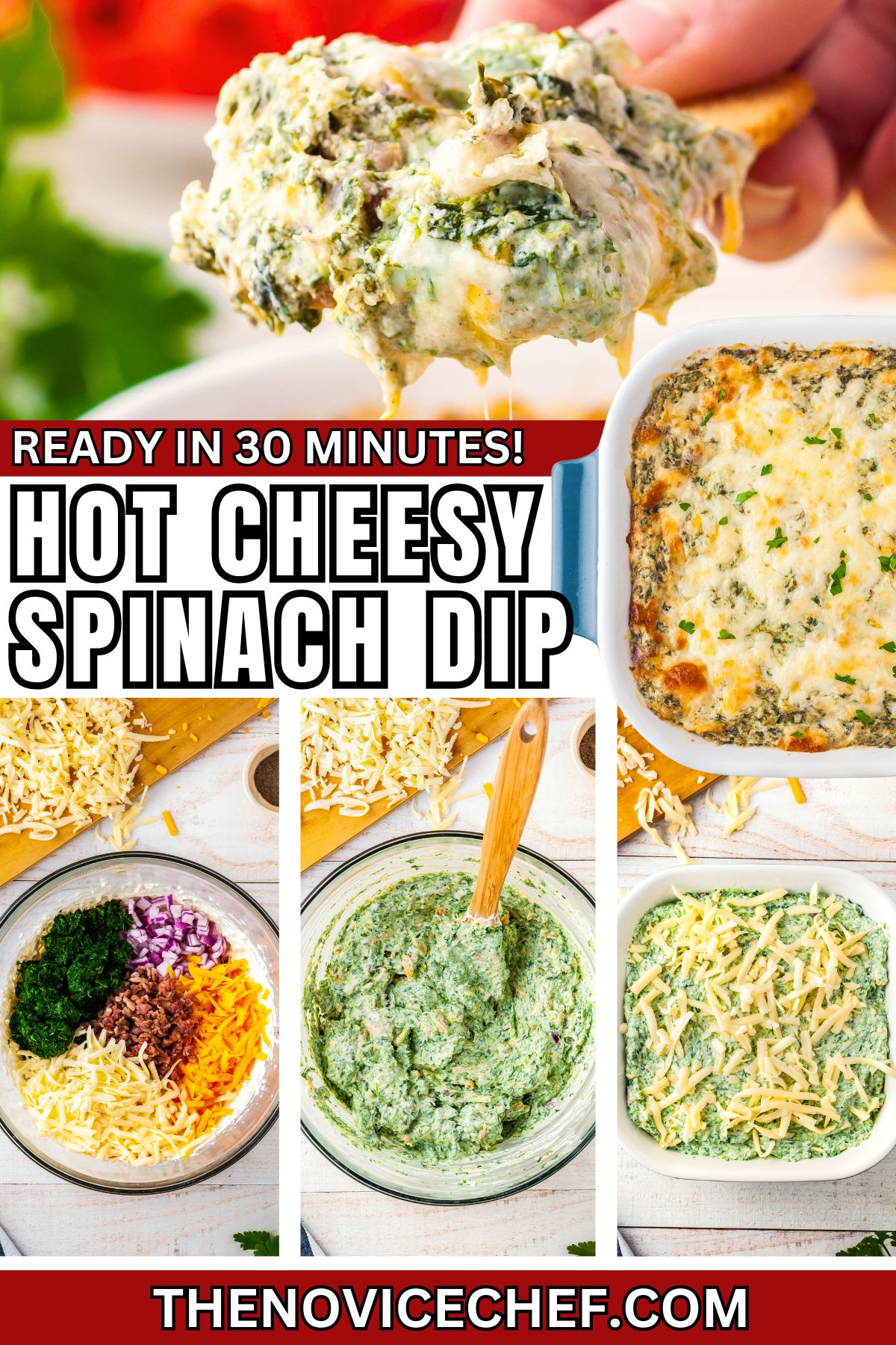 Simple Tacky Sizzling Spinach Dip Recipe - Burgers Recipe | All rights ...