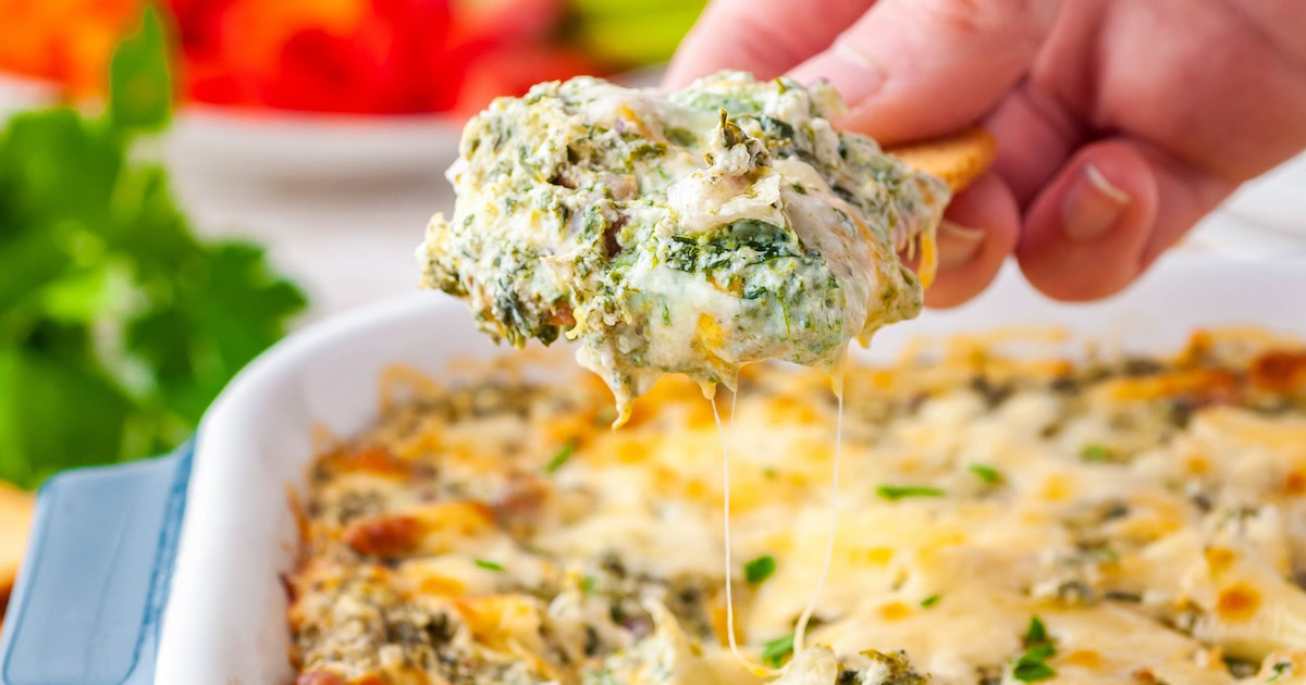 Simple Tacky Sizzling Spinach Dip Recipe - Burgers Recipe | All rights ...