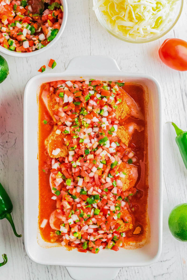 Easy Pico De Gallo Chicken Recipe | The Novice Chef