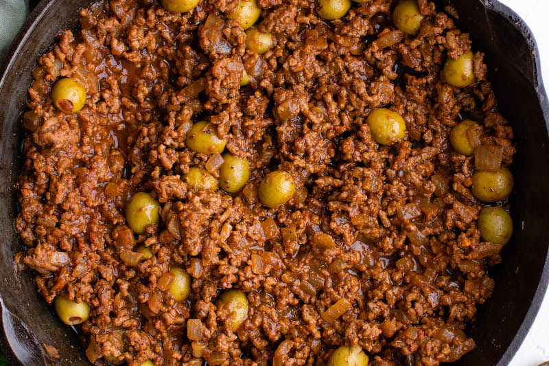 Beef Picadillo | Homemade 30-Minute Mexican Picadillo Dinner Recipe