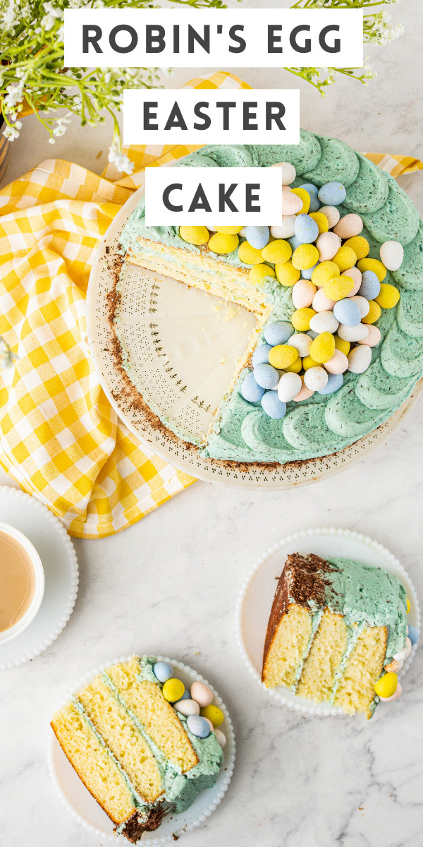 Speckled Robin's Egg Easter Cake Recipe