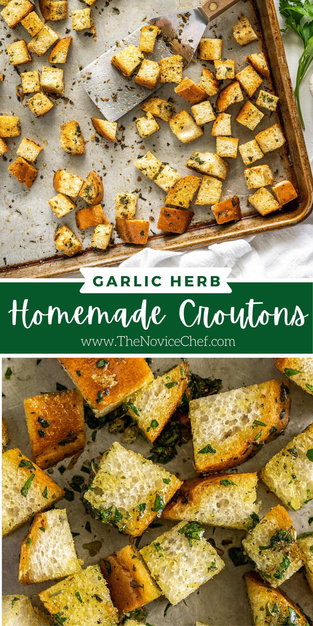 Homemade Croutons Recipe | The Novice Chef