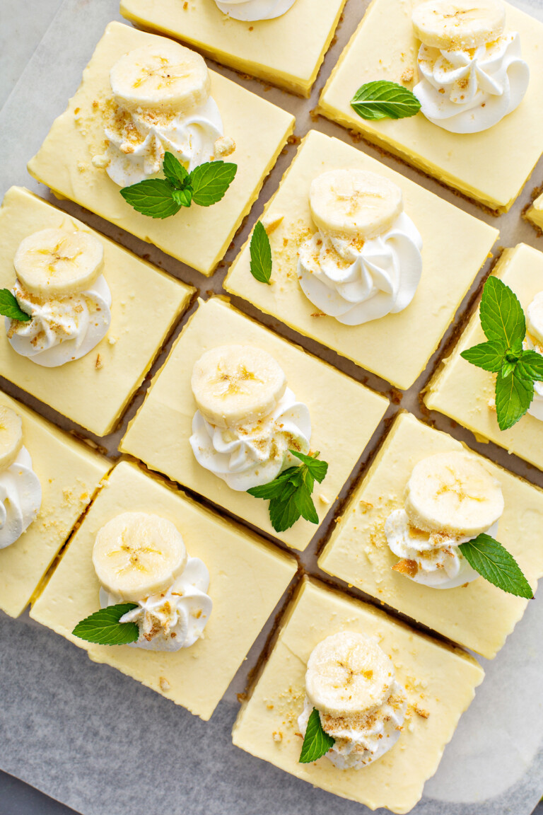 Banana Pudding Bars | The Novice Chef