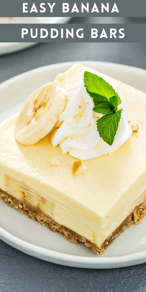 Banana Pudding Bars | The Novice Chef