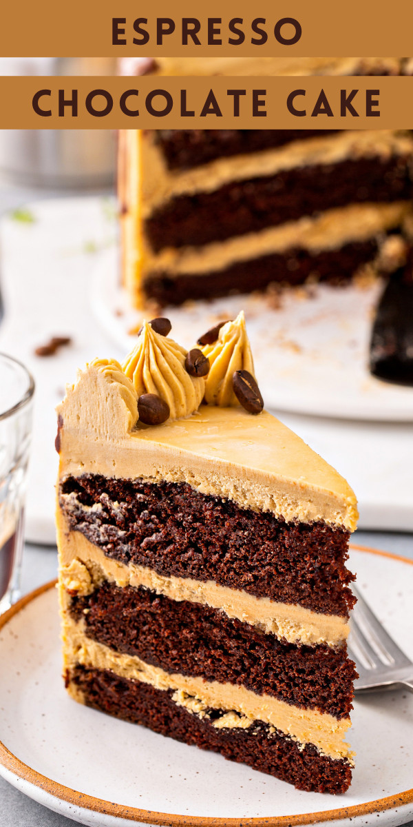 Chocolate Espresso Cake with Espresso Frosting – The Novice Chef