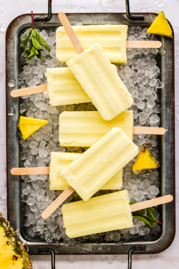 Easy Dole Whip Popsicles Recipe | No Sugar-Added & Gluten-Free