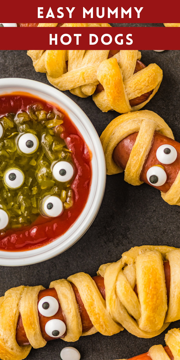 Halloween Mummy Hot Dogs Recipe | The Novice Chef