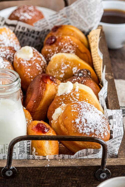 Easy Homemade Filled Donuts Recipe | The Novice Chef