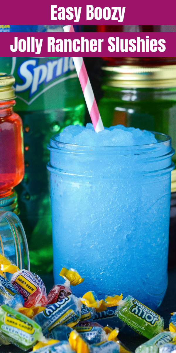 Boozy Jolly Rancher Drink – With Homemade Jolly Rancher Shots!