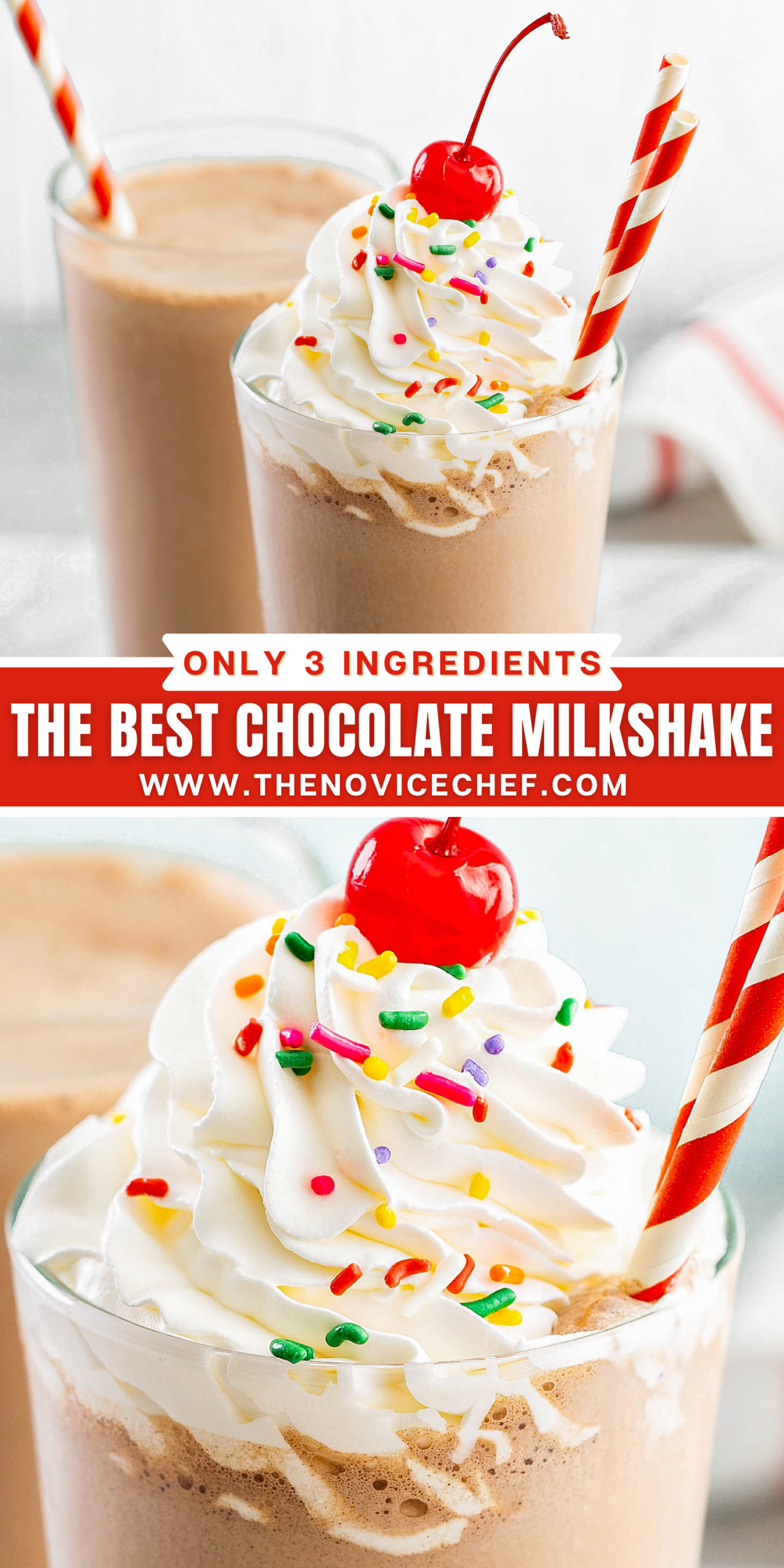 The BEST Chocolate Milkshake | The Novice Chef