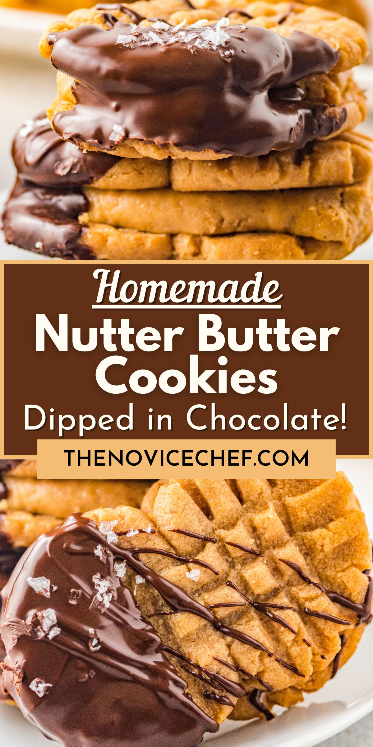 Homemade Nutter Butter Cookies | The Novice Chef