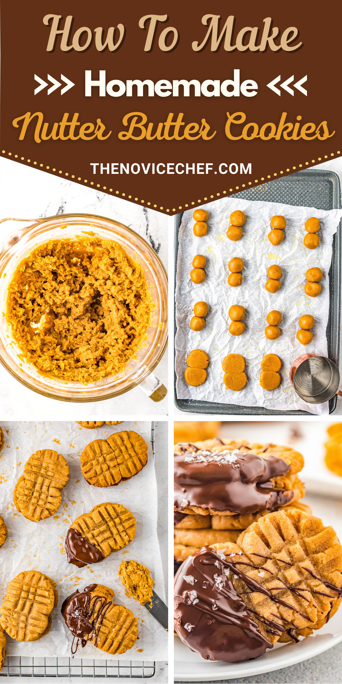 Homemade Nutter Butter Cookies | The Novice Chef