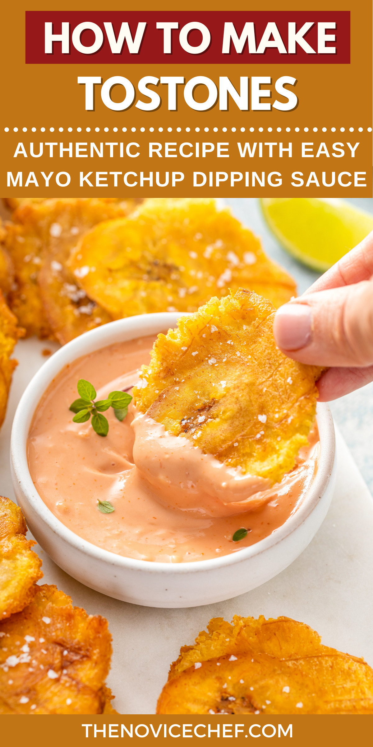 Best Puerto Rican Tostones Recipe with Mayo-Ketchup!