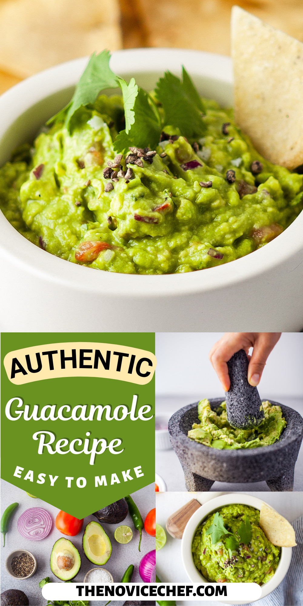 The BEST Authentic Guacamole Recipe | The Novice Chef
