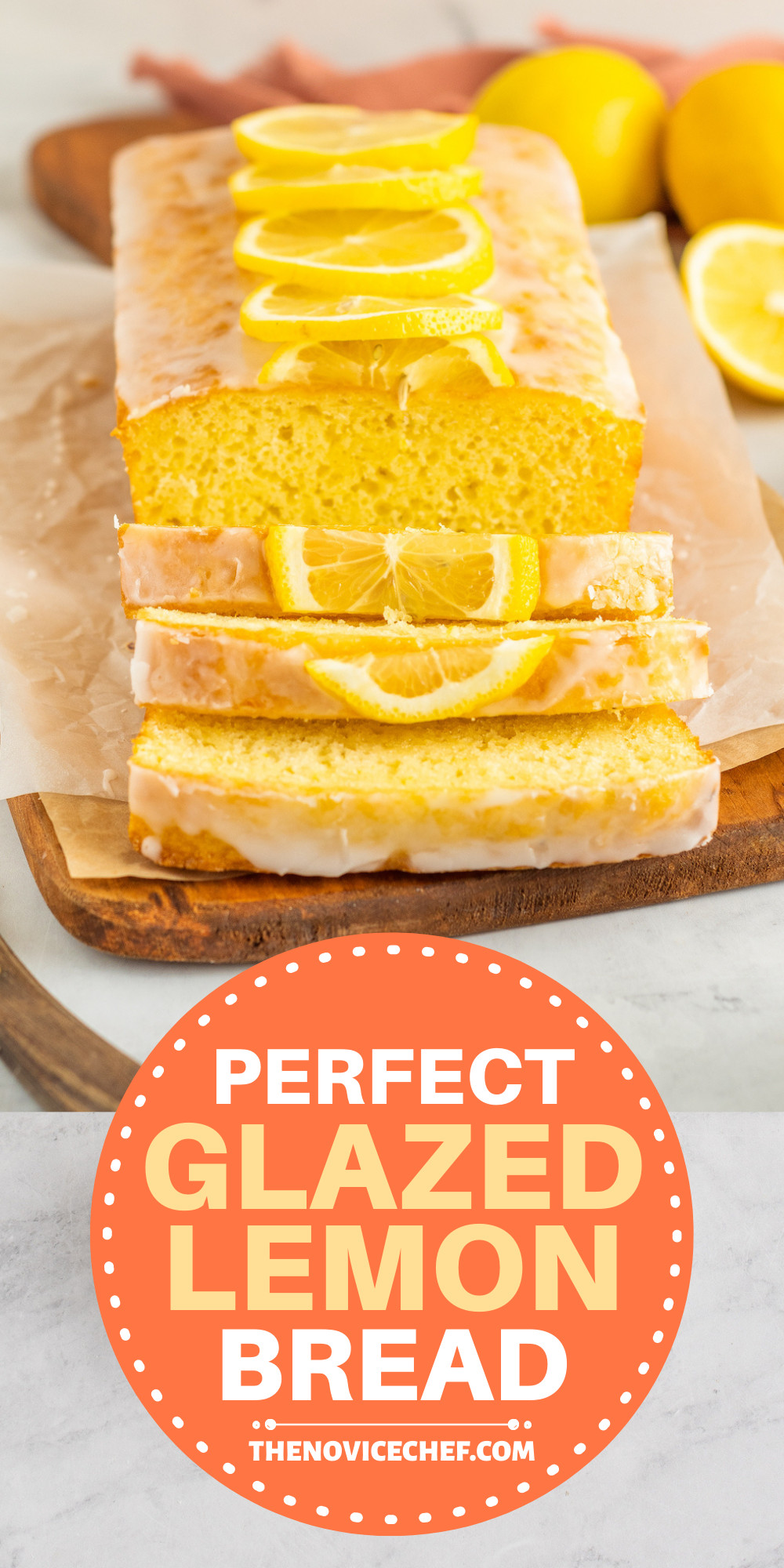 Glazed Lemon Bread | The Novice Chef