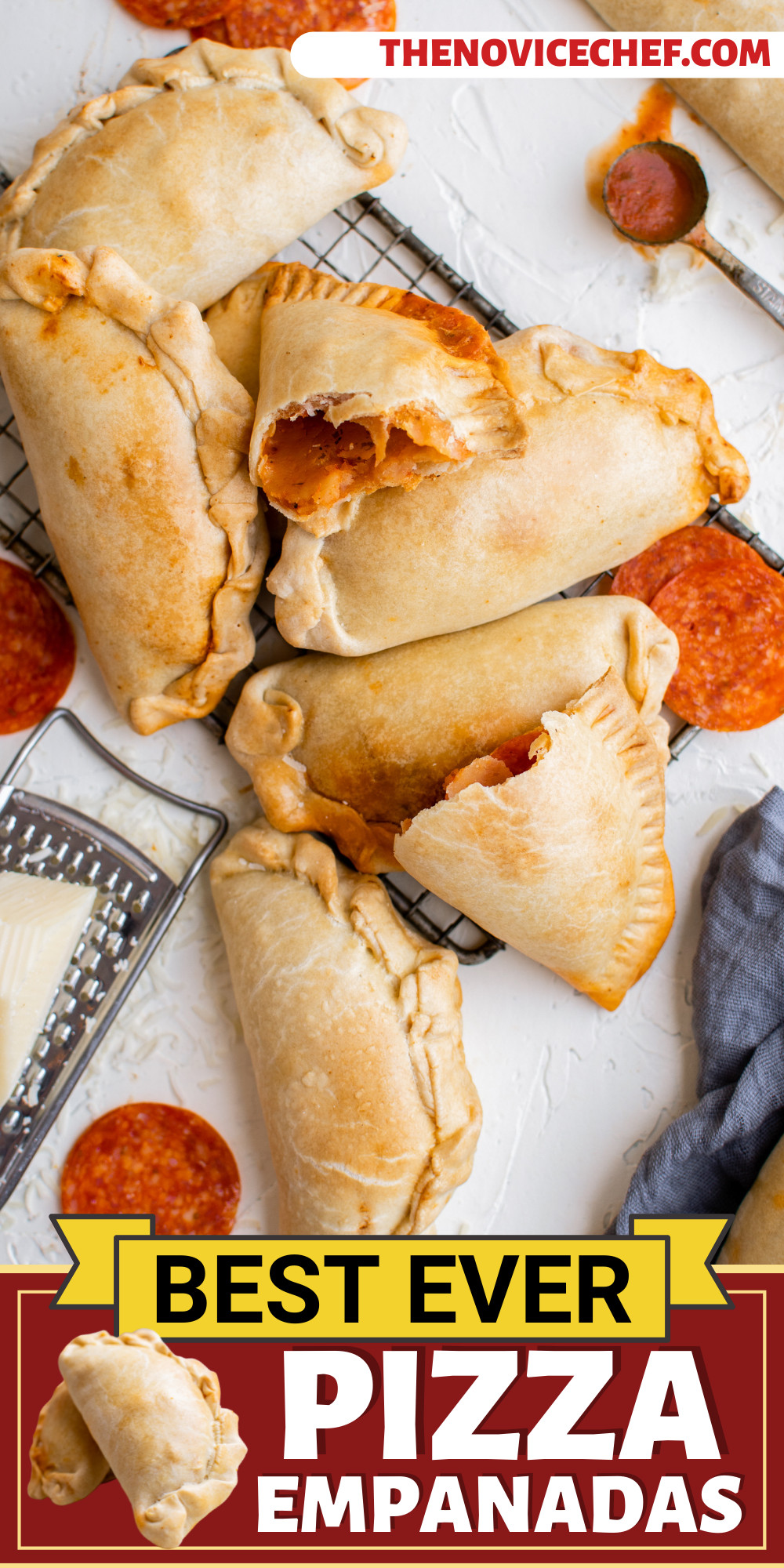 Pizza Empanadas (Empanadillas de Pizza) | The Novice Chef